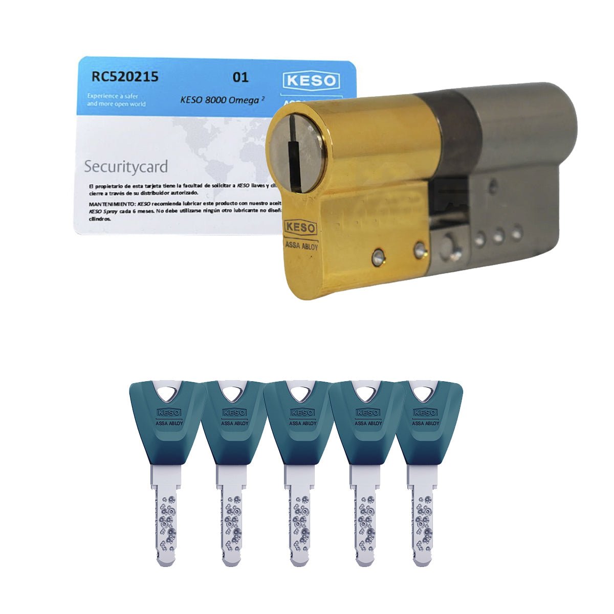 KESO 8000 Omega 2 PREMIUM Bombín de Alta Seguridad [2025]